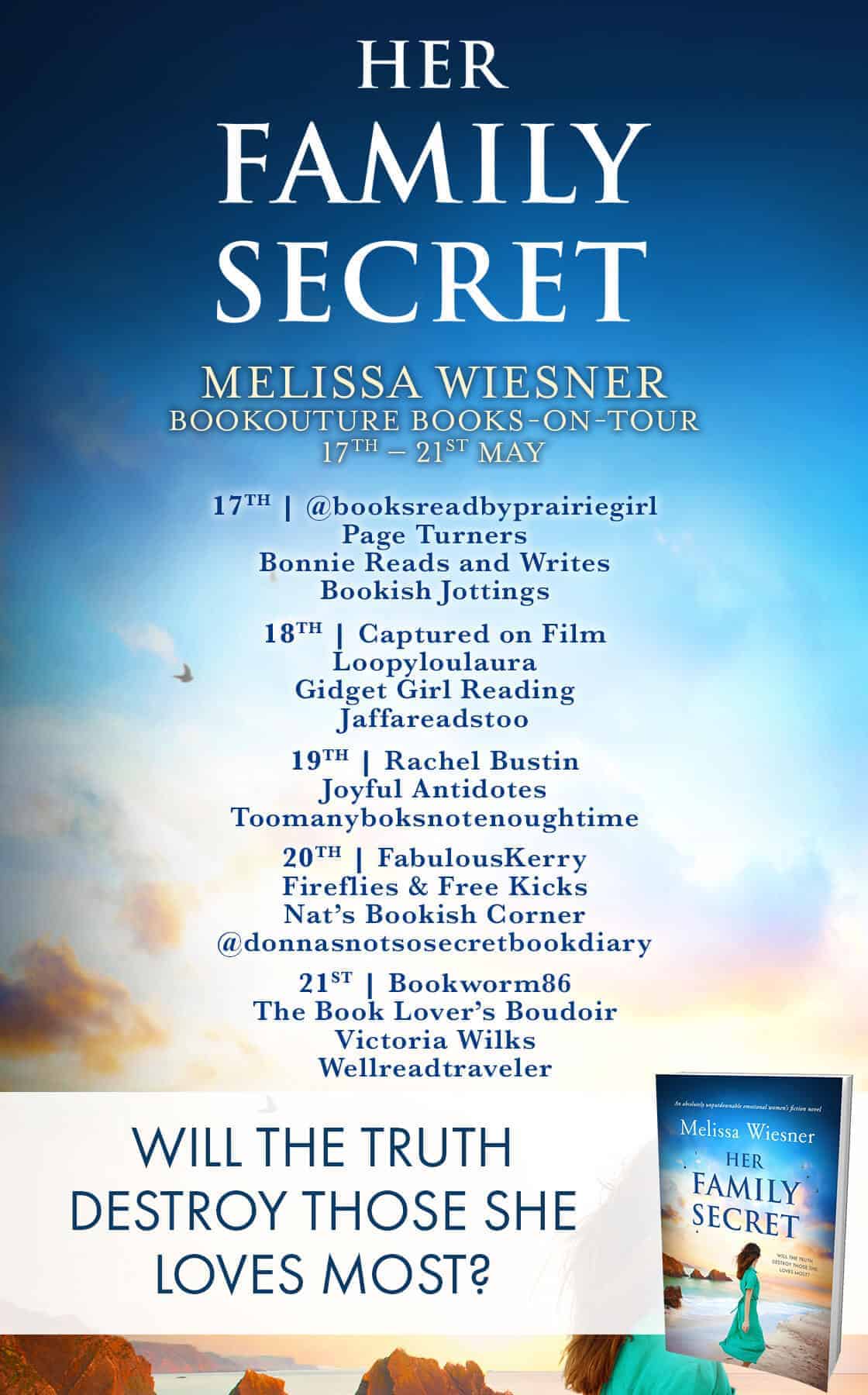 Her Family Secret by Melissa Wiesner - Book Review - Rachel Bustin