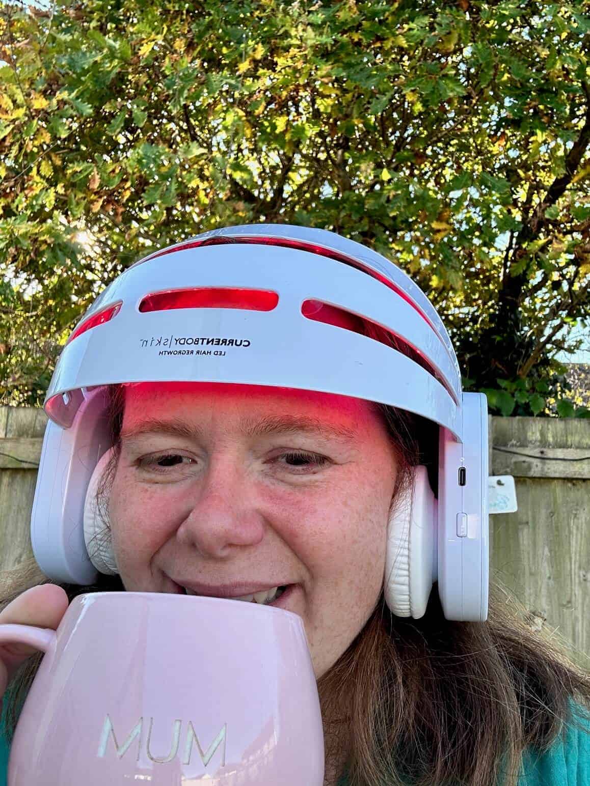 CurrentBody Helmet Review: Cutting-Edge LED Therapy For Hair Regrowth - Rachel Bustin