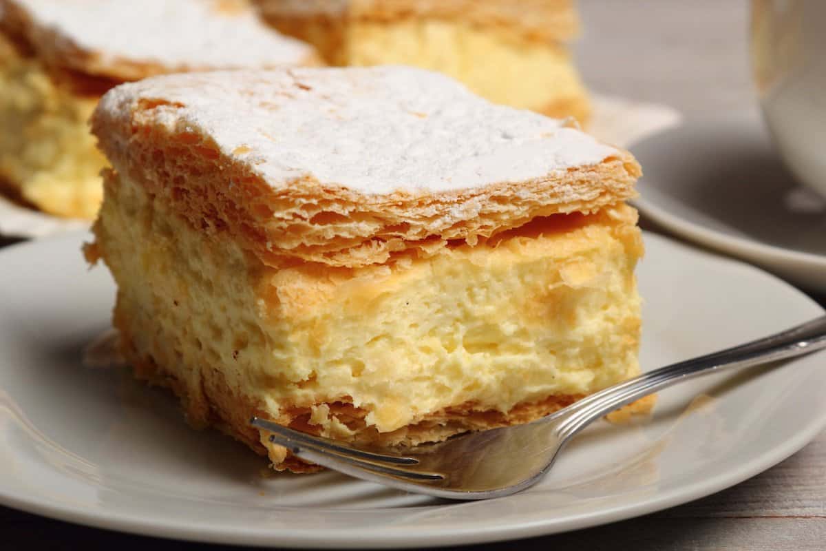 Polish Cream Papal Cake Recipe - Kremówka Papieska - Polish Foodies