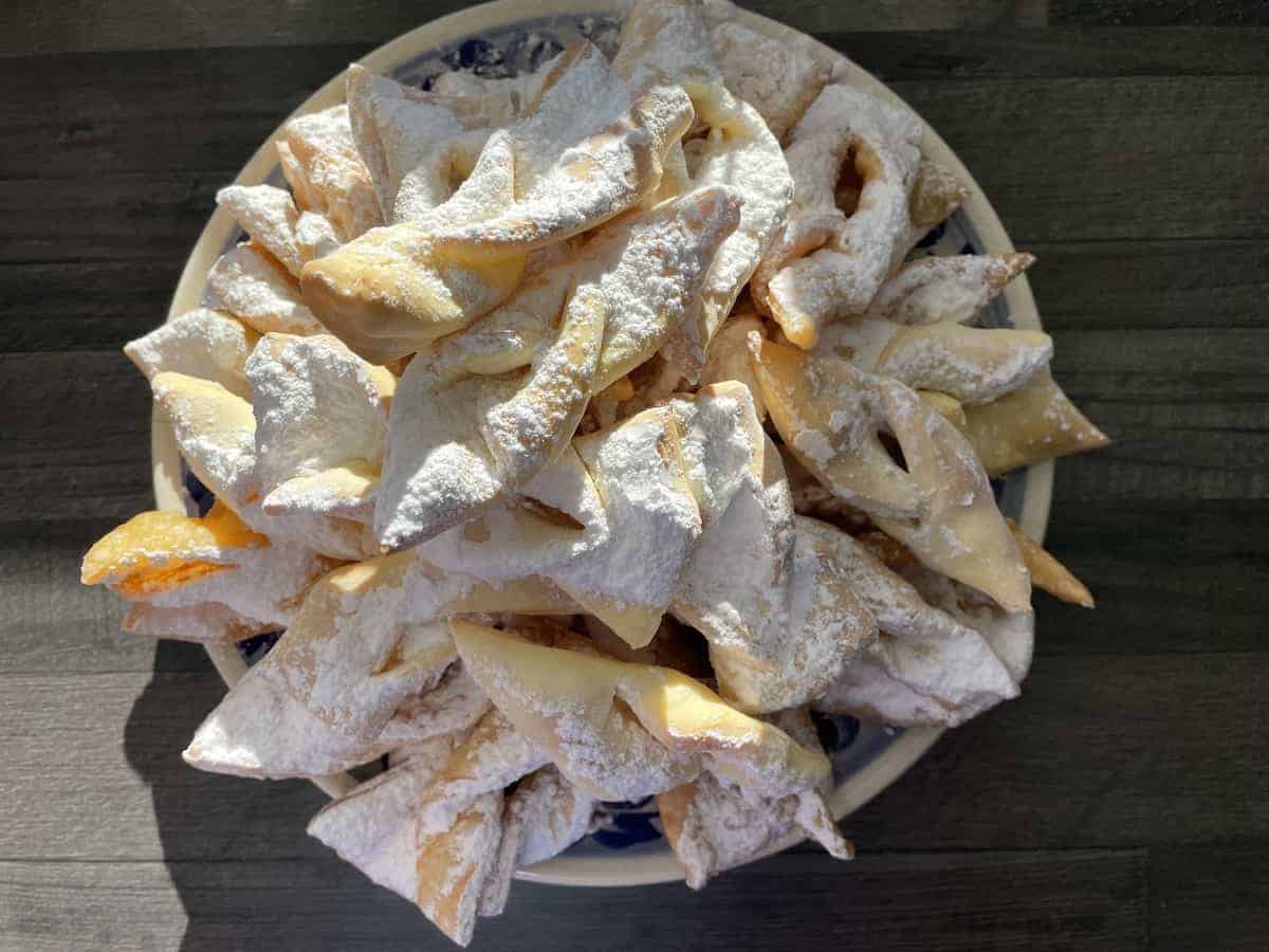 Polish Angel Wing Cookies Recipe [Chrusciki] - Polish Foodies