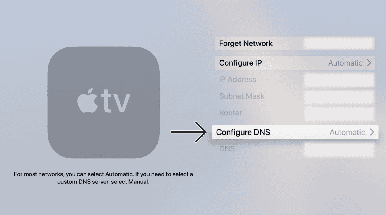 Set Up DNS on Apple TV tvOS (4th Gen and Above) | ExpressVPN