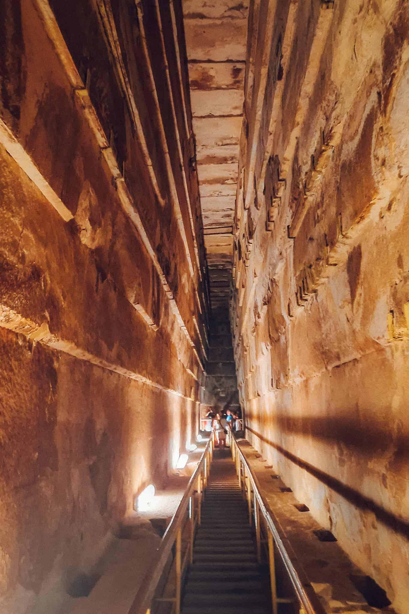 go inside pyramids egypt