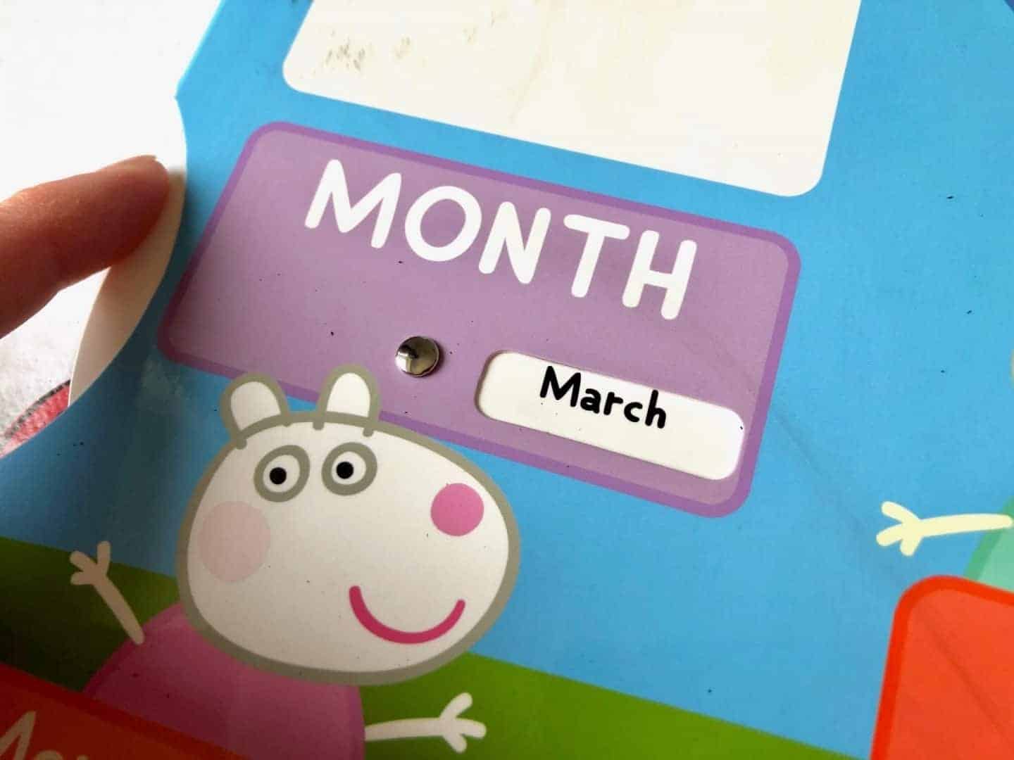 Peppa Pig: My First Calendar - Rachel Bustin