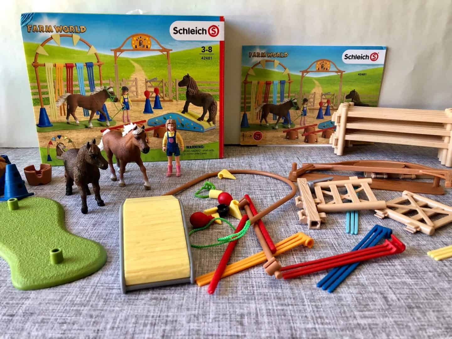 Schleich Pony Agility Training Play Set Review - Rachel Bustin