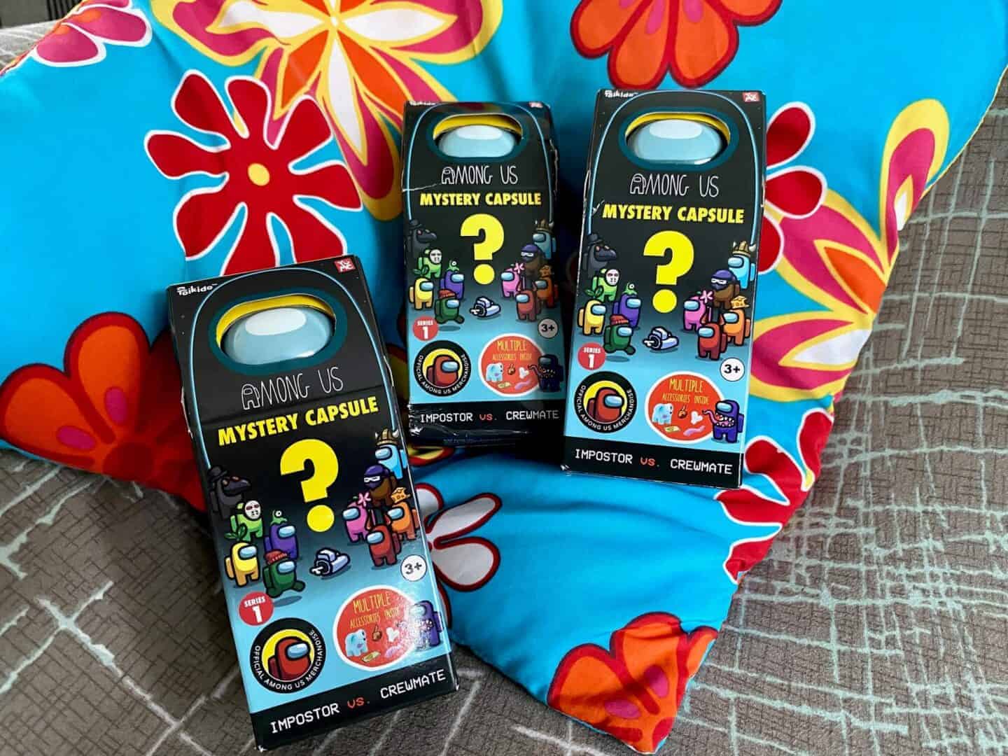 Unboxing Among Us Mystery Capsule and Harry Potter Magical Capsules