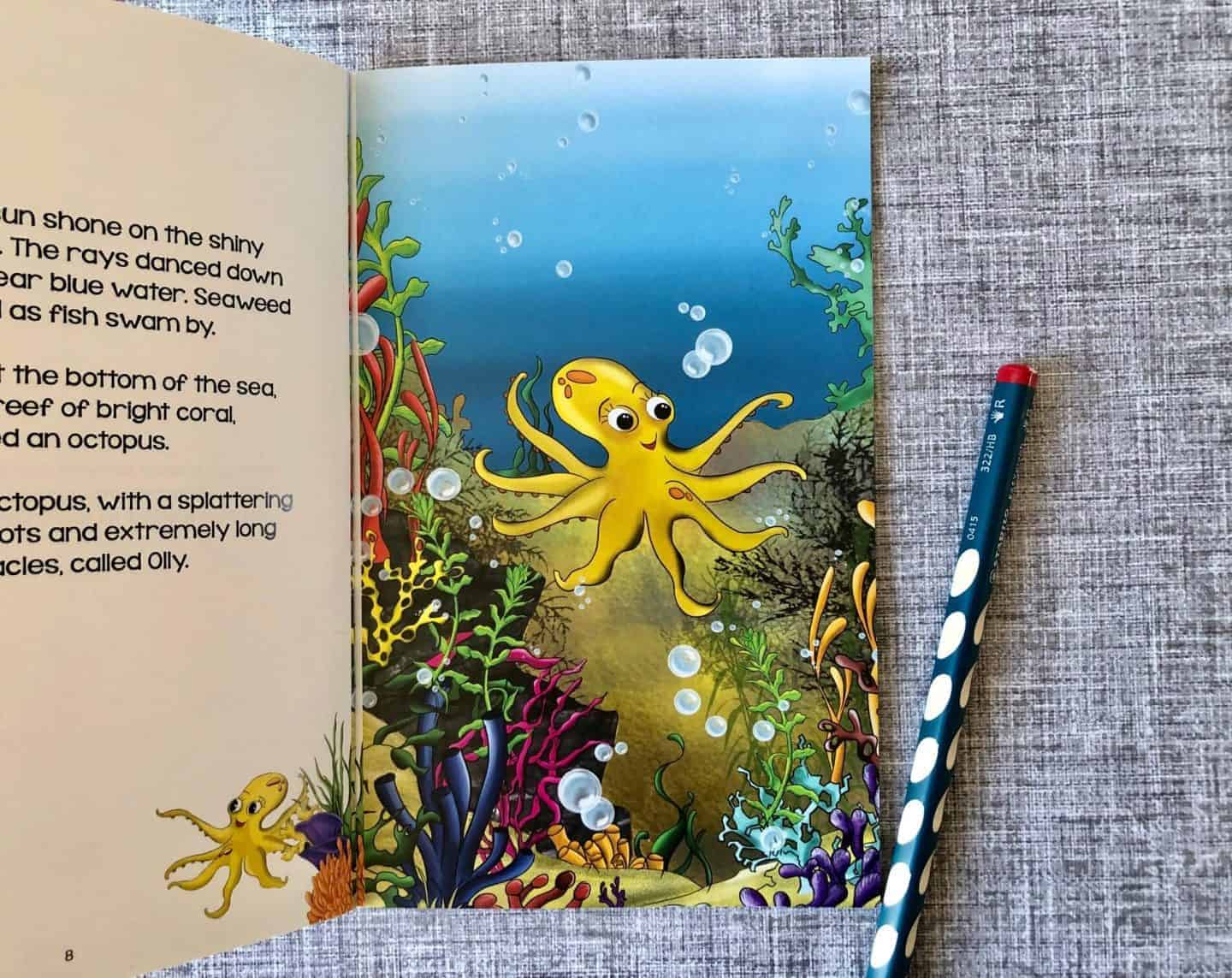 Olly Octopus Shares A Smile - Review and Giveaway - Rachel Bustin