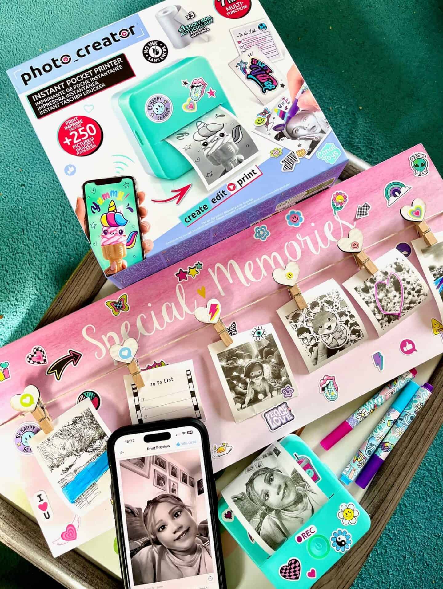 Photo Creator Instant Pocket Printer Review - Rachel Bustin