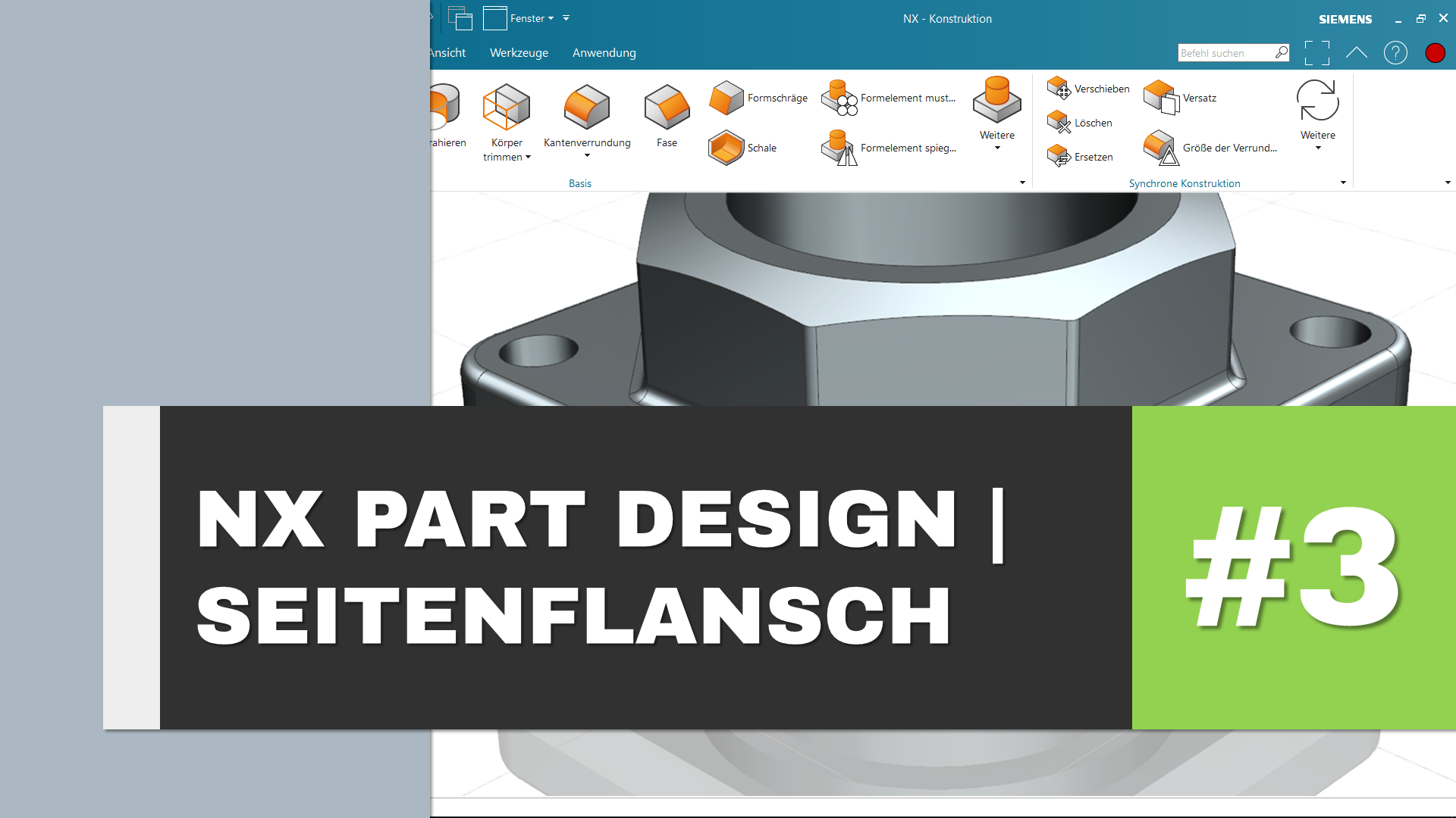 Siemens NX Part Design | Übung #7: So Einfach Modellieren Sie Eine ...