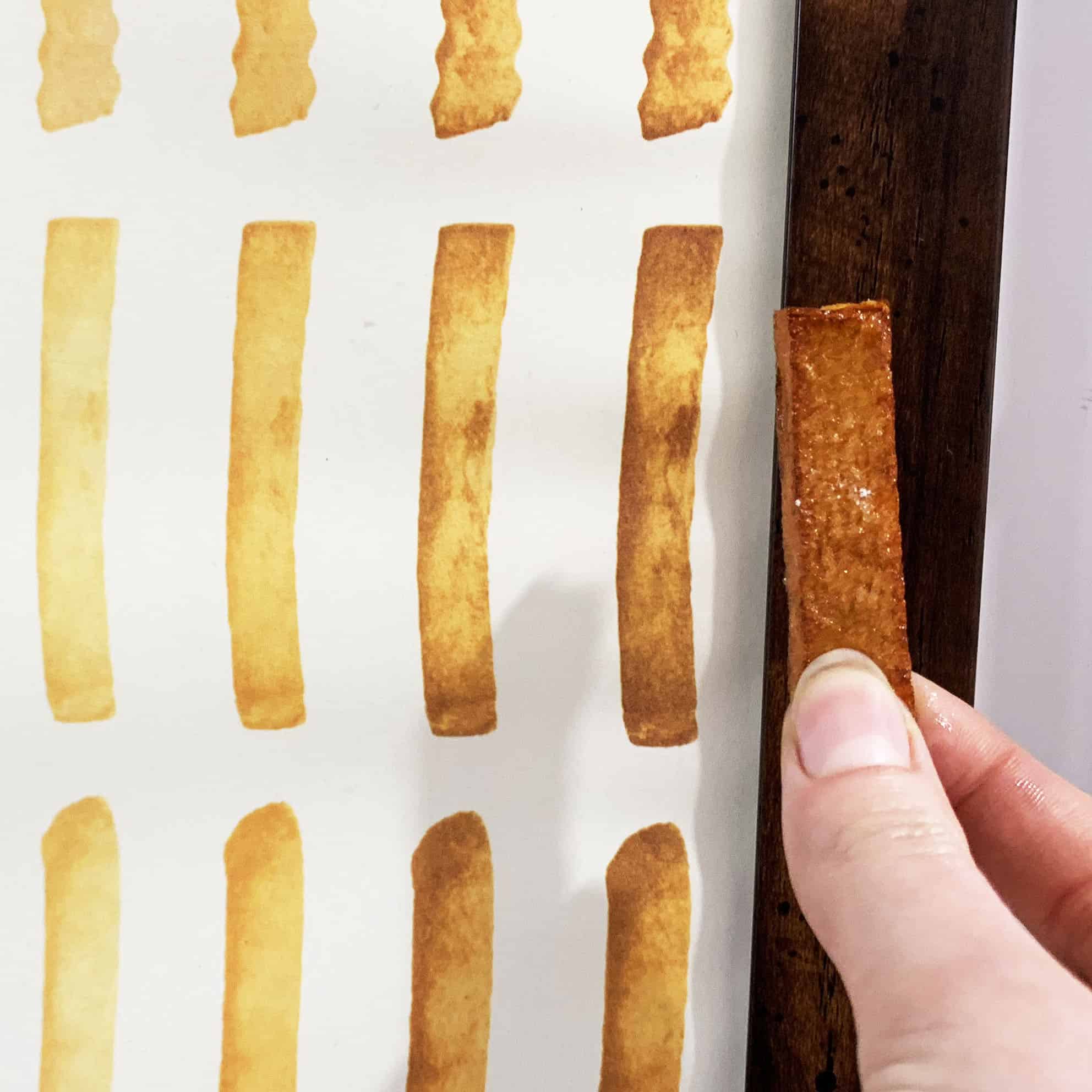 Tabella colori patatine fritte - Chip Testing - Martin Lishman Ltd