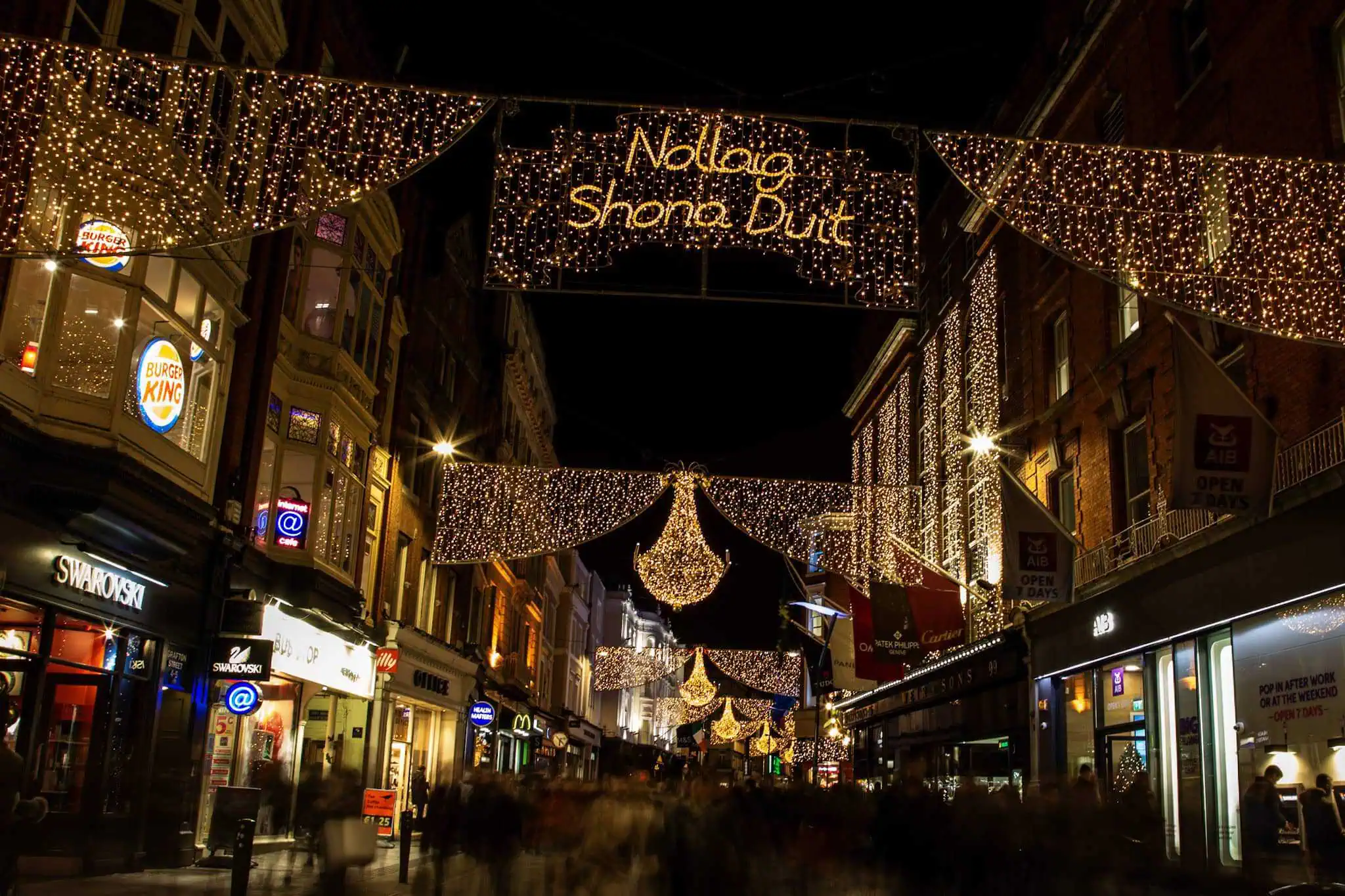 Where can I see the Christmas lights in Dublin? | Travel Ireland Today