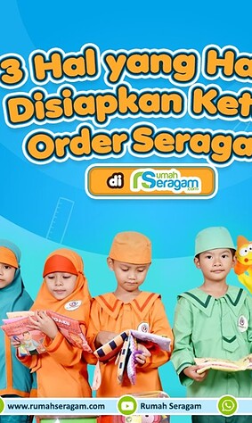 Ketika Order Seragam Sekolah