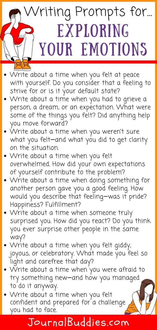 Writing Prompts for Exploring Emotions
