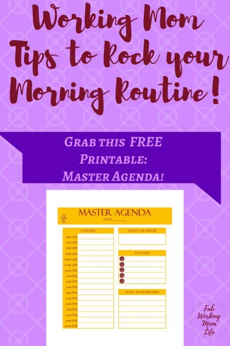 Working Mom Morning Routine Tips for Busy Moms that Will Make You an ...