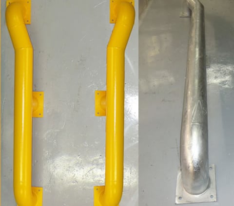 Wheel Guides for Loading Bays.