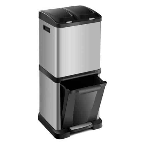 Best 3-Compartment Trash Cans | Multi Compartment Recycle Bins