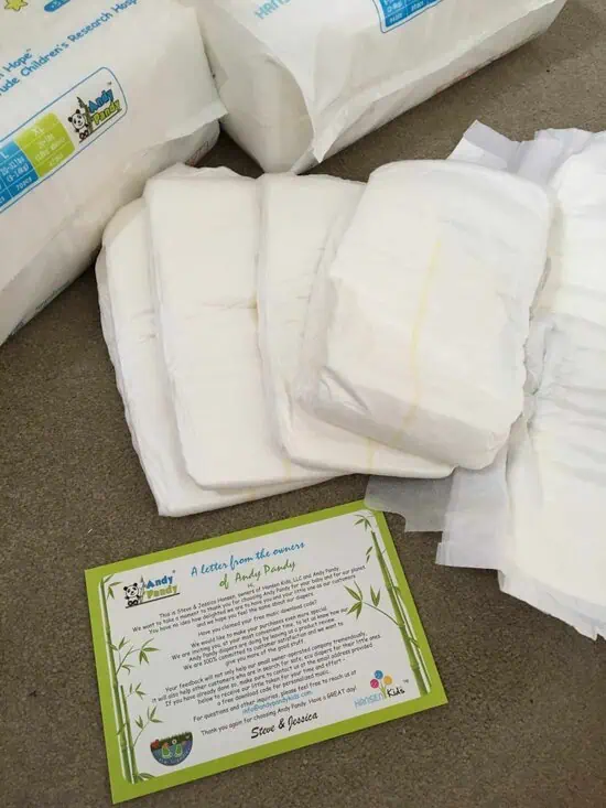 Andy Pandy Bamboo Disposable Nappies Review - Rachel Bustin