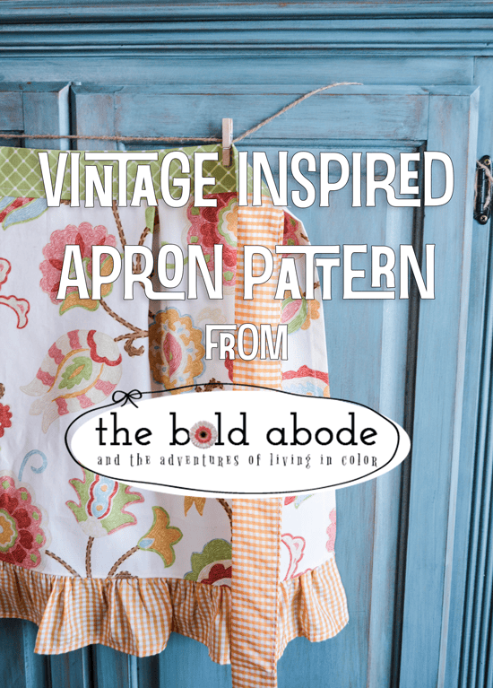 How to Make A Vintage Inspired Apron Pattern