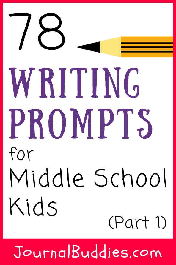 Middle School Journal Prompts