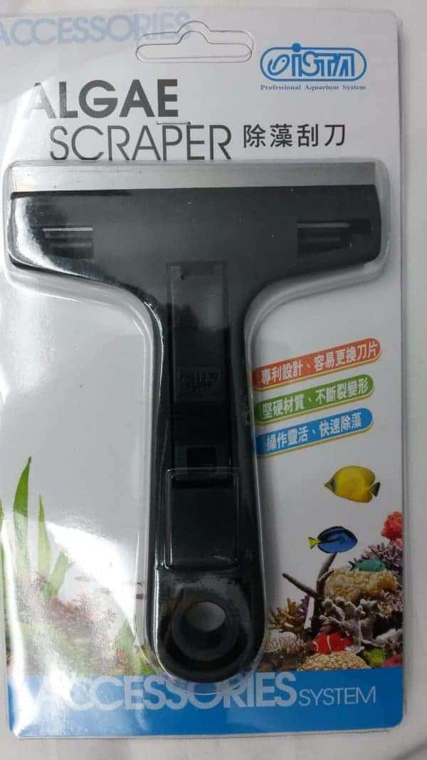 Metal Blade Algae Scraper - aquariumH2o | Cleaning Items