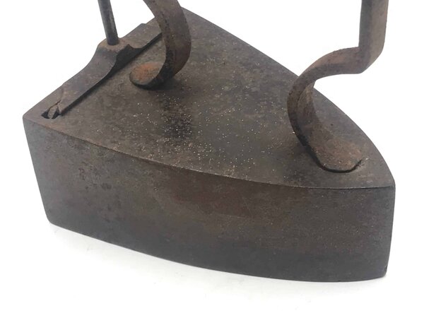 Antique Antique Victorian 19th Century Iron Box With Slug | Antiques Arena