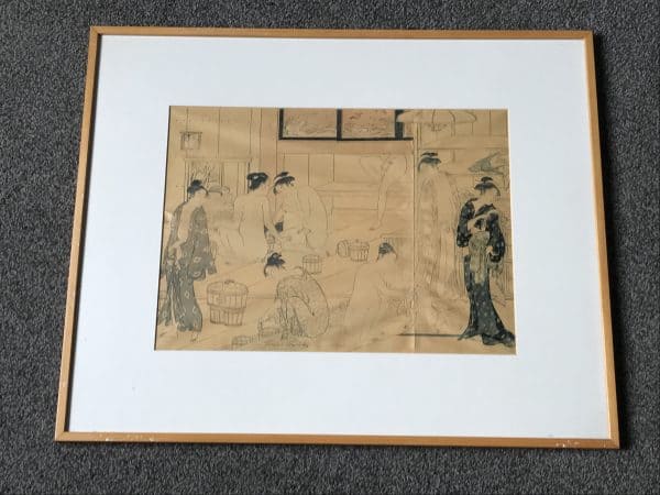antique-rare-antique-japanese-shunga-erotic-art-print-framed-edo