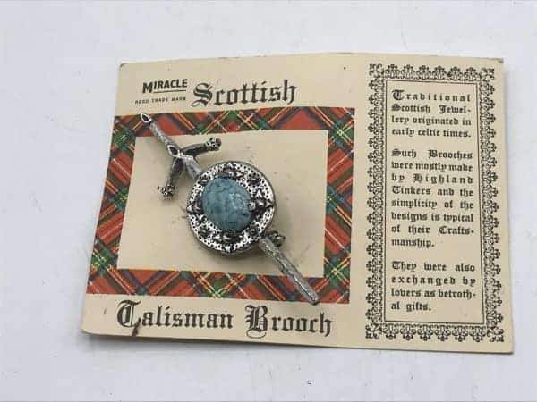 Antique Vintage Scottish Miracle Talisman Brooch | Antiques Arena