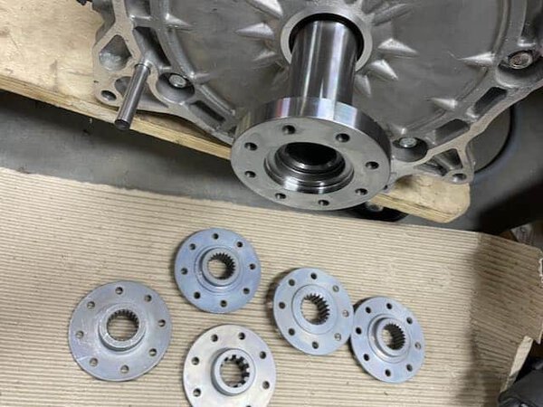 Flanged Nissan Leaf motor coupler - EVcreate
