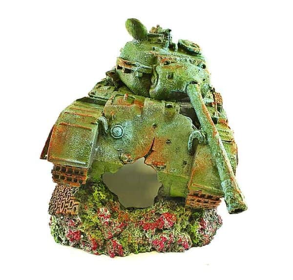 Battle Tank Aquarium Ornament - aquariumH2o Large Decor Items
