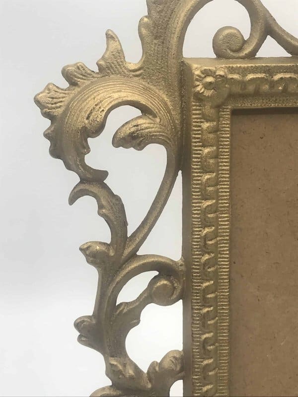 Antique Antique Ormolu Cast Iron Picture Frame – Decorative Scrollwork ...