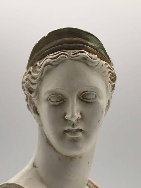 Antique Artemis sculpture bust Ancient Greek Goddess of hunt artifact ...