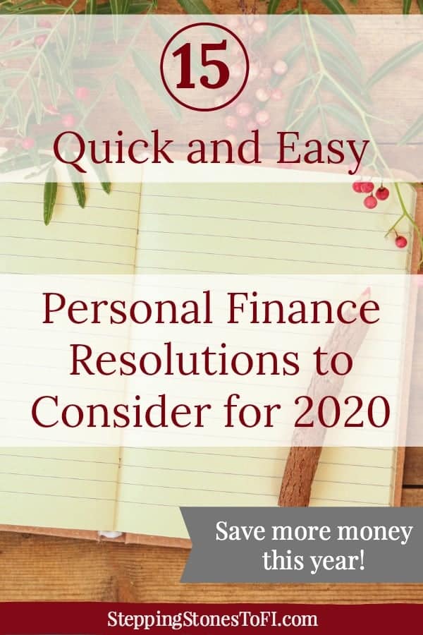15 Quick and Easy Personal Finance Resolutions 2020 | SStoFI