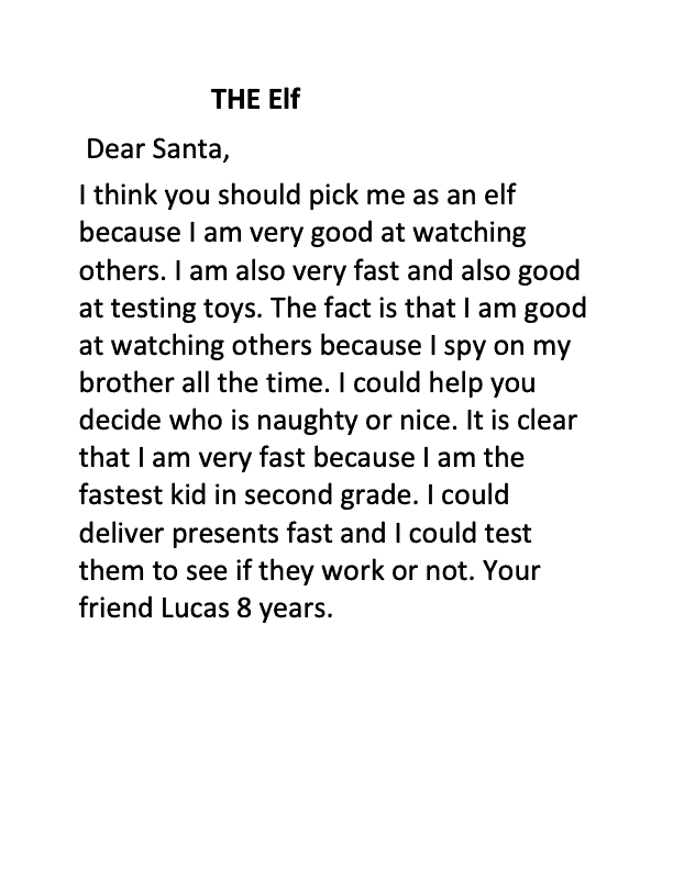 The Elf - Written by Luca