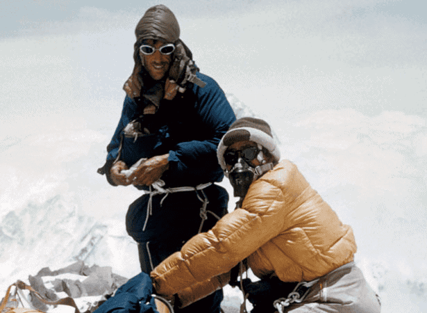 Hillary and Tenzing reach summit of Everest - NZ Survivor