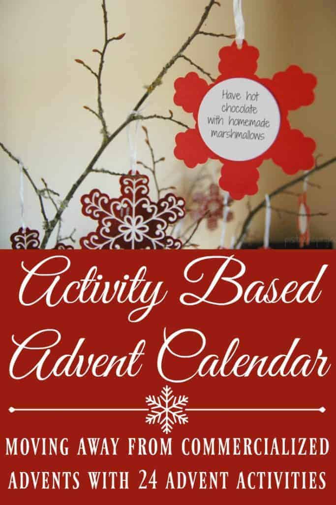 Activity Based Advent Calendar - The Pistachio Project