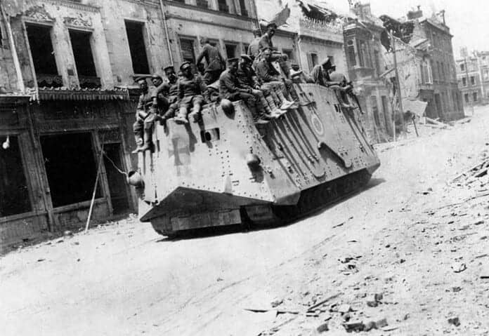 De Sturmpanzerwagen A7V: Duitse tank in WOI