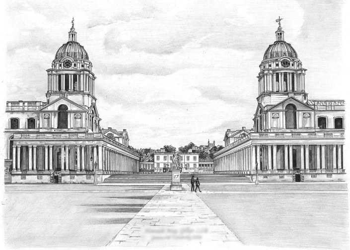 Building/House Drawings by Angela of Pencil Sketch Portraits