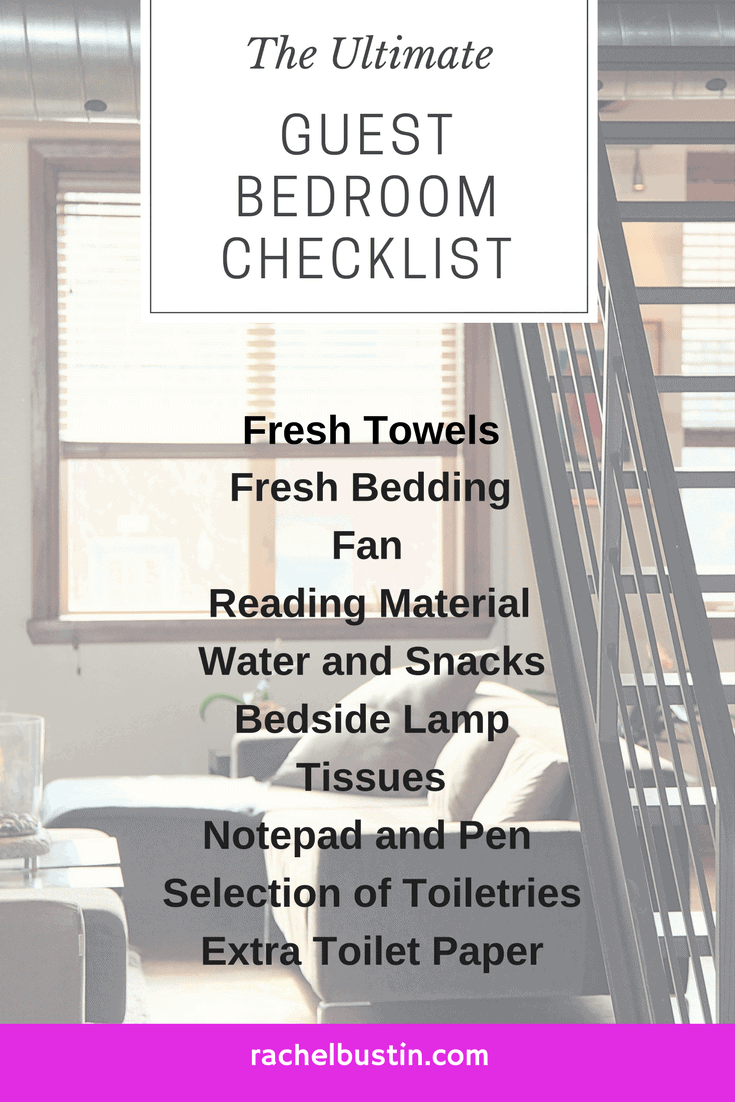 How To Prepare a Guest Bedroom - Rachel Bustin