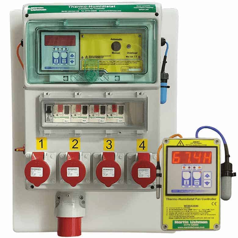 Temperature and Humidity Fan Controller - Martin Lishman Ltd