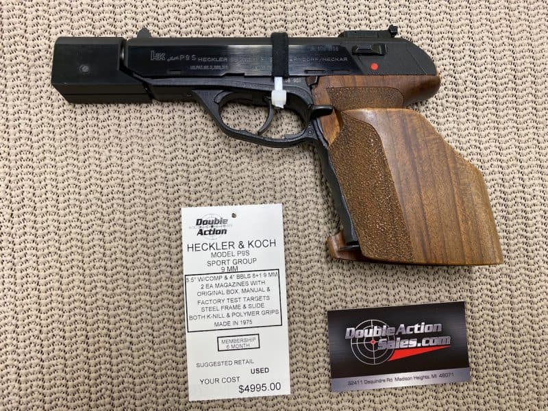 Heckler & Koch P9S Sport Group (Used) - Double Action Indoor Shooting Center & Gun Shop