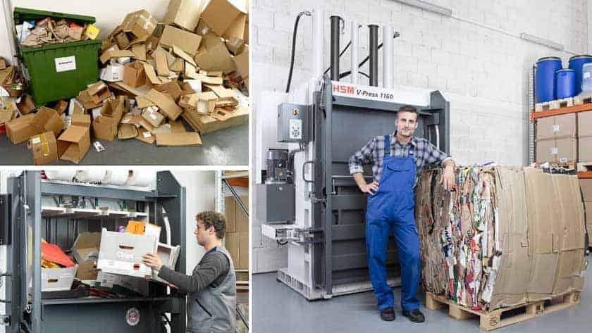 How to bale & tie cardboard with a baler (Video & Instructions)