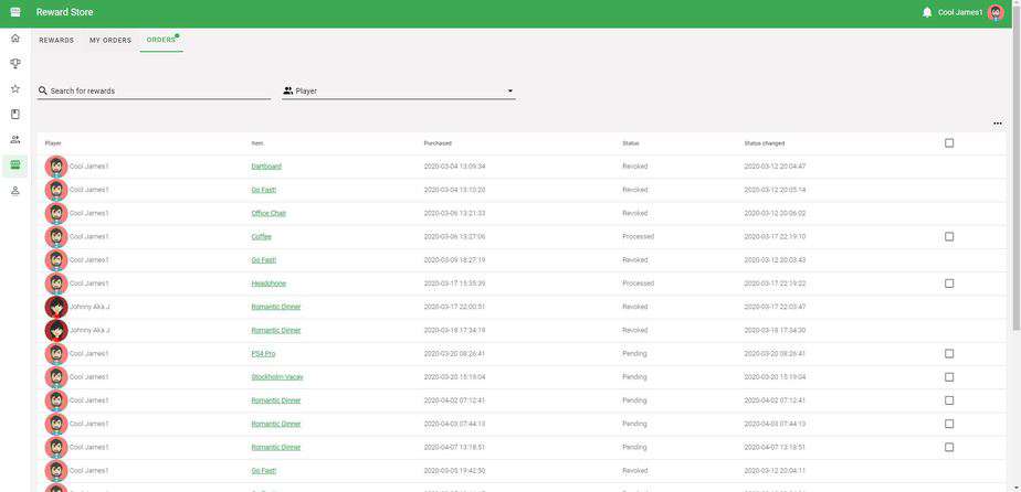 Reward Store Gamification - Build your own Pointagram store!