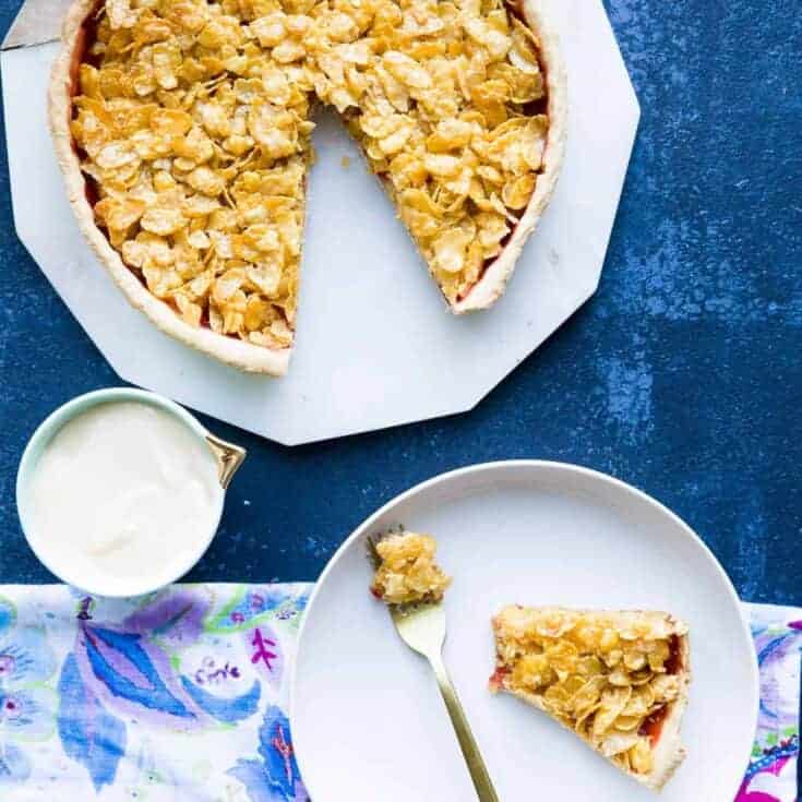 simple cornflake tart